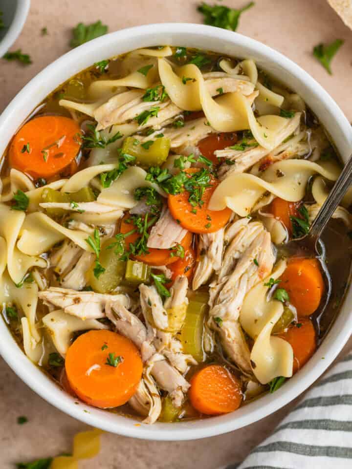 Easy Chicken Lemon Orzo Soup Recipe | Lemons & Zest