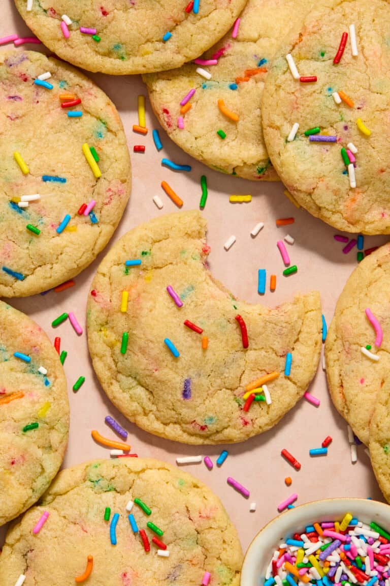 Funfetti Birthday Cake Cookies | Lemons & Zest