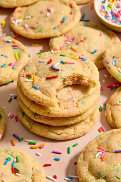 Funfetti Birthday Cake Cookies | Lemons & Zest