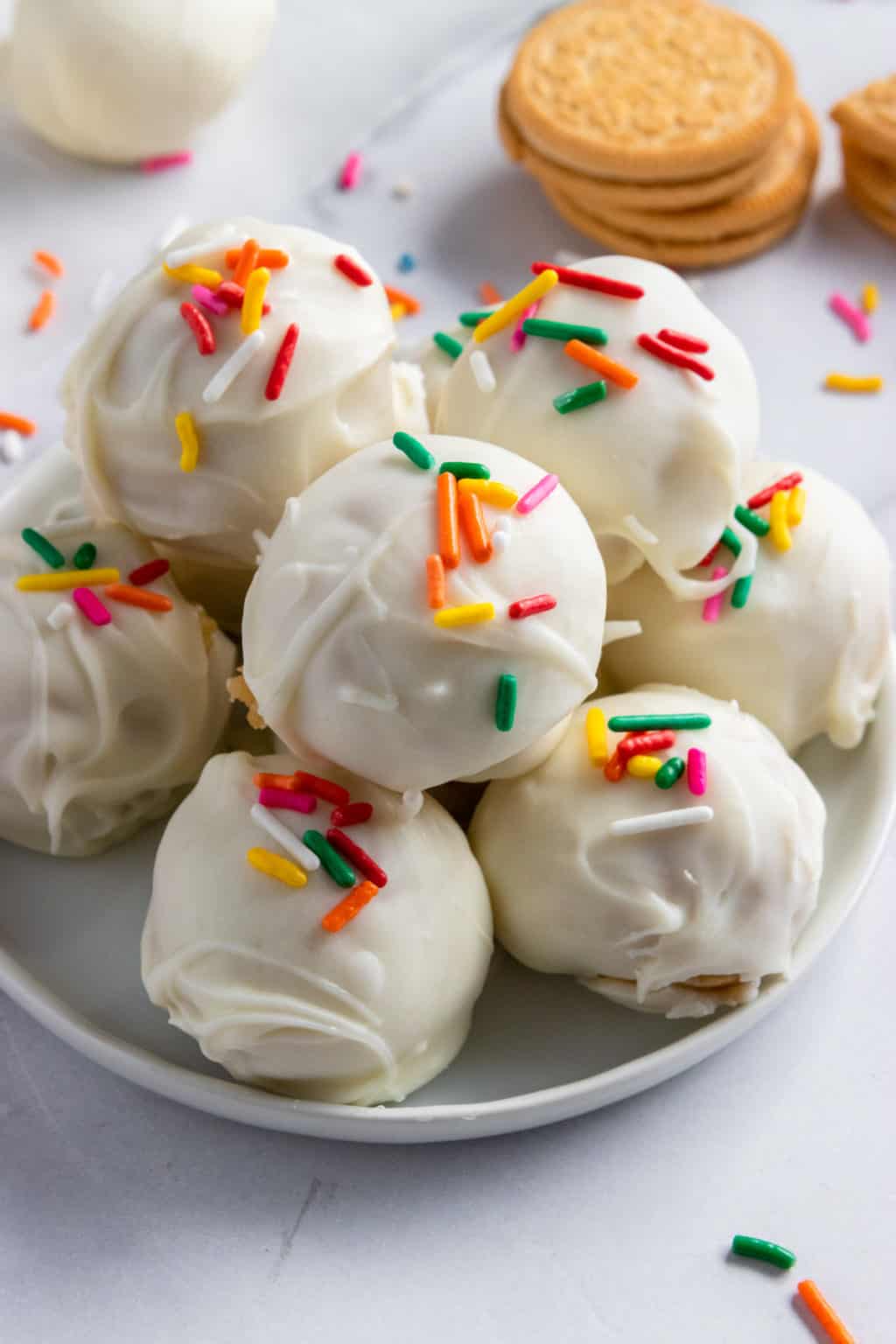 No Bake Golden Oreo Truffles | Lemons & Zest