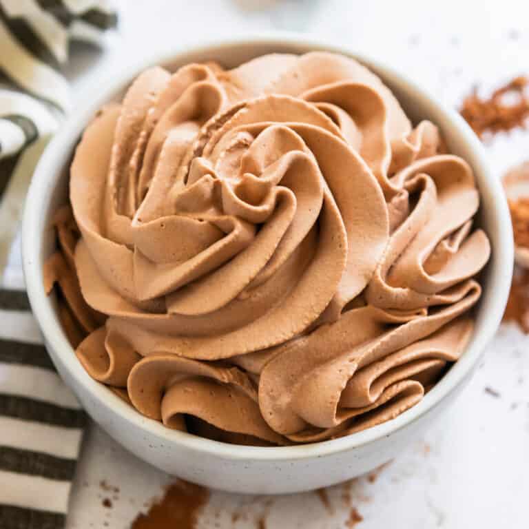 Easy Homemade Chocolate Whipped Cream Recipe | Lemons & Zest