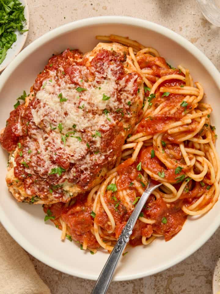 Simple Baked Tuscan Chicken | Lemons & Zest