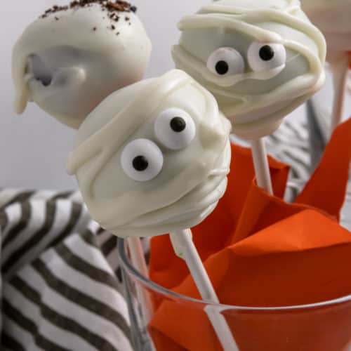 The Easiest Halloween Cake Pops | Lemons & Zest