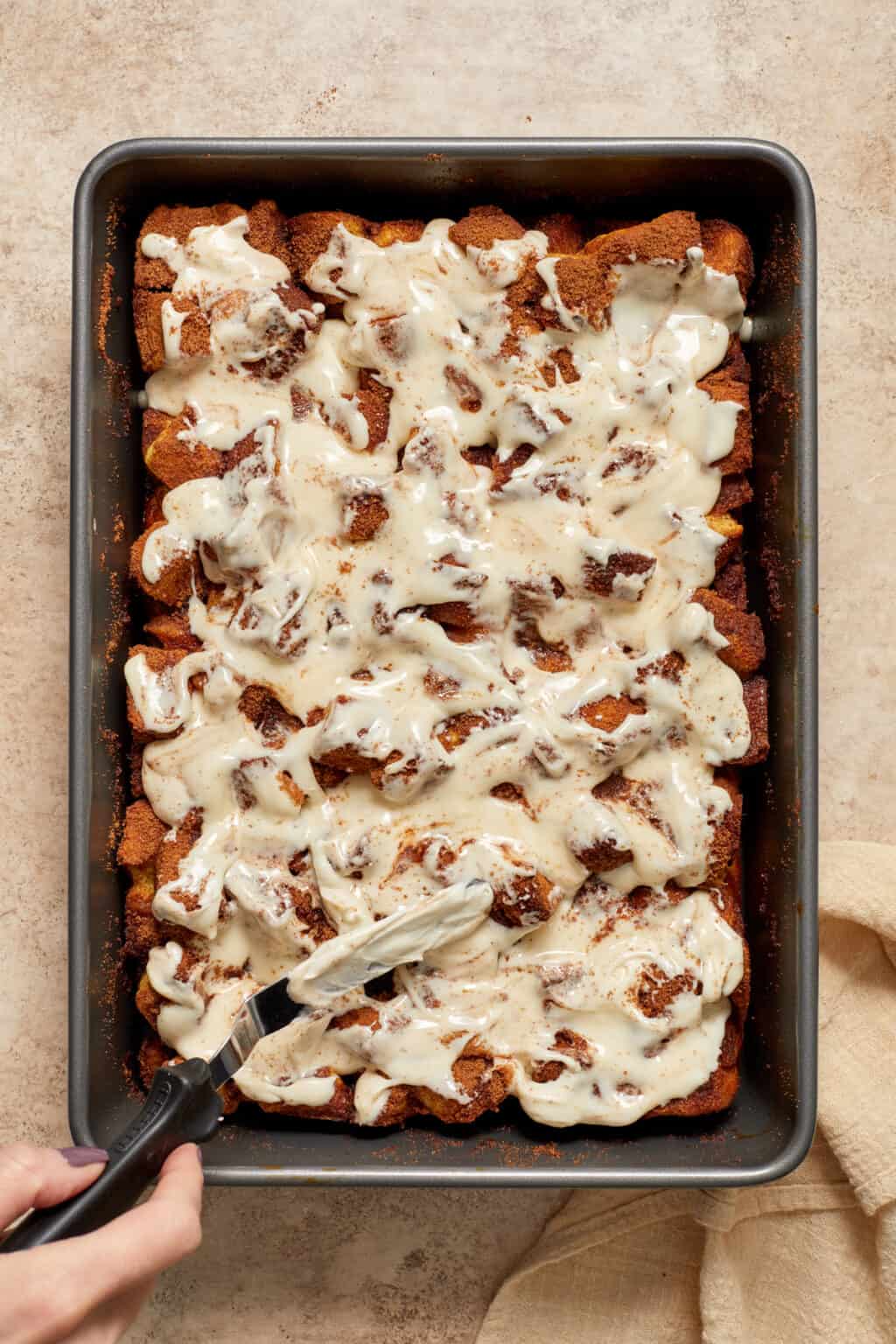 Cinnamon Roll Baked French Toast | Lemons & Zest