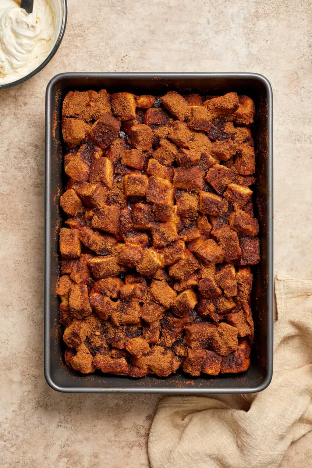 Cinnamon Roll Baked French Toast | Lemons & Zest