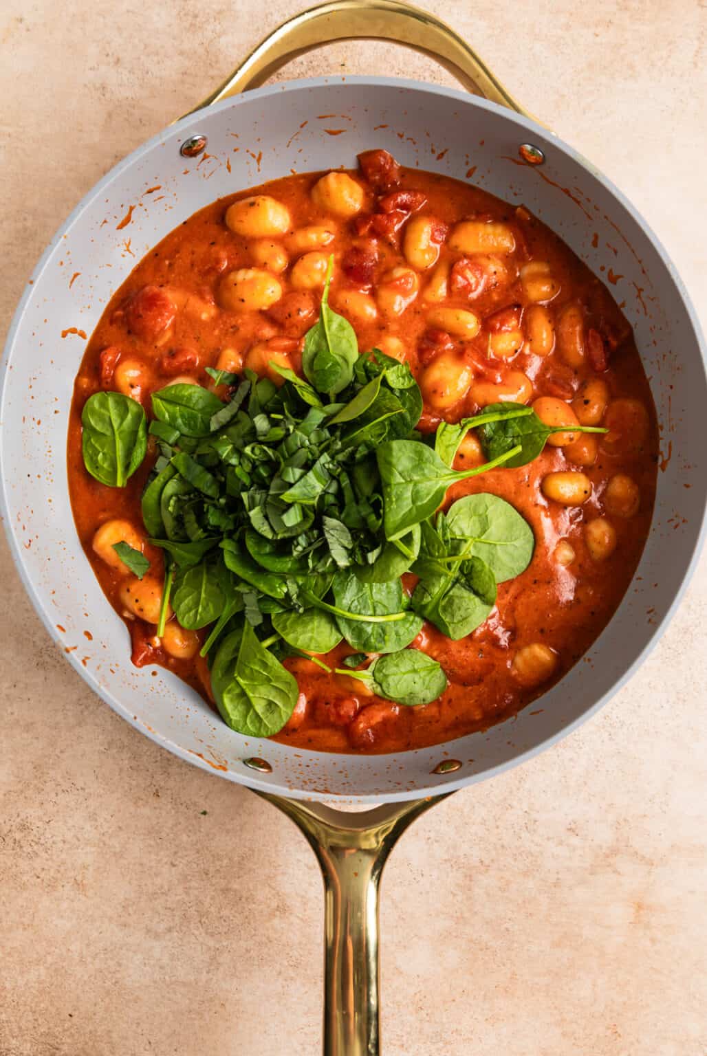 15 Minute Tomato Basil Gnocchi | Lemons & Zest
