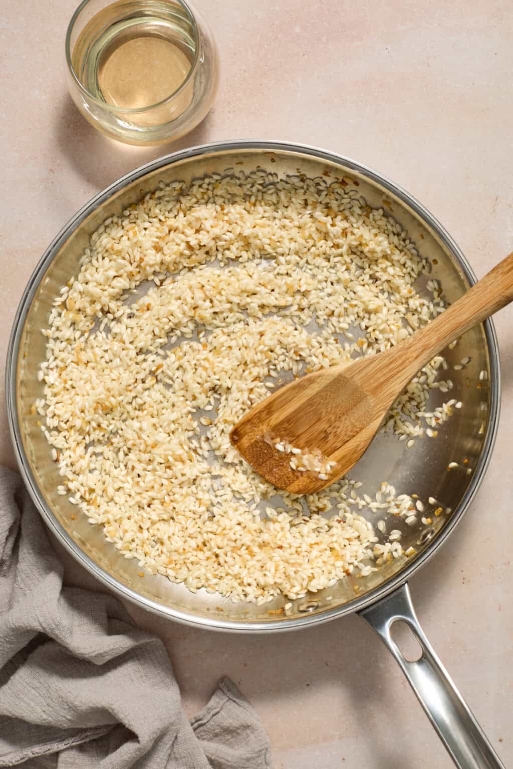 Pea and Roasted Asparagus Risotto | Lemons & Zest