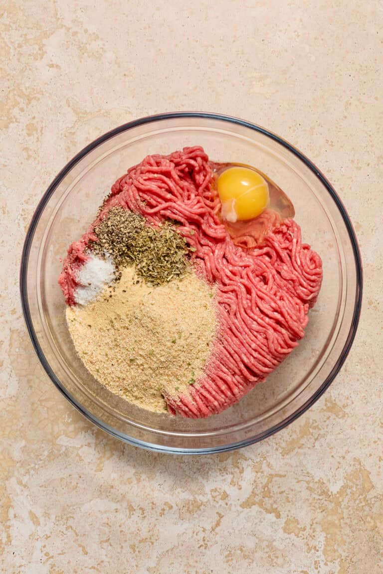 Mozzarella Stuffed Burgers with Pesto Mayo | Lemons & Zest