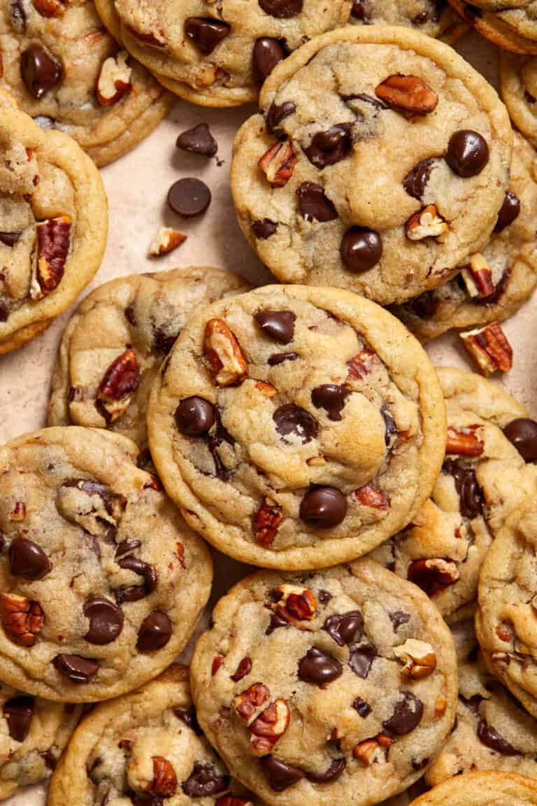 Chewy Chocolate Chip Pecan Cookies Recipe | Lemons & Zest