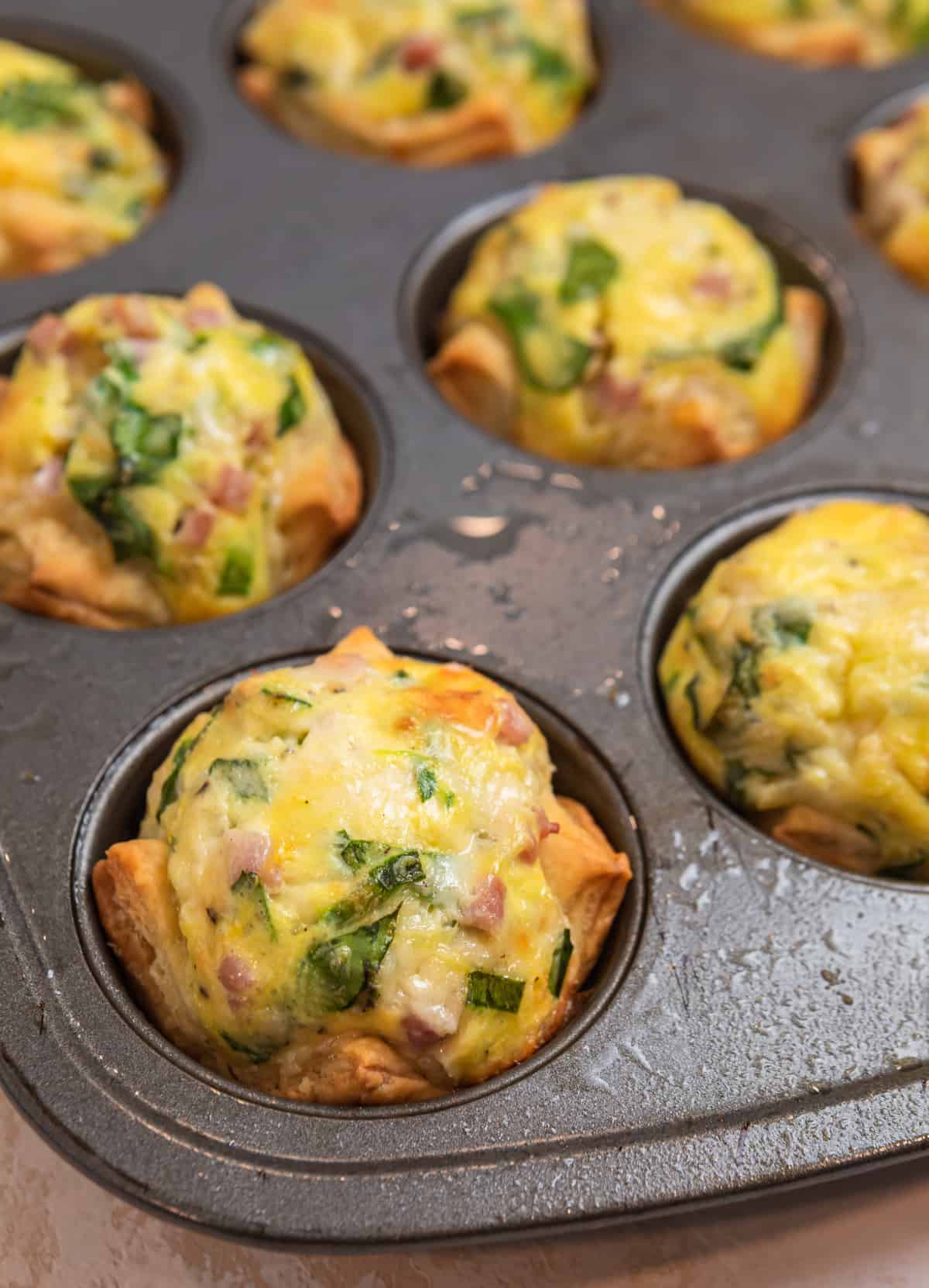 Puff Pastry Mini Quiches | Lemons & Zest