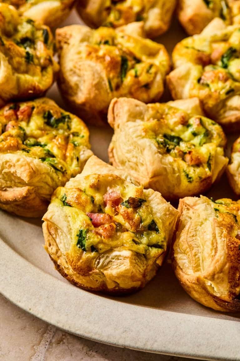 Puff Pastry Mini Quiches | Lemons & Zest