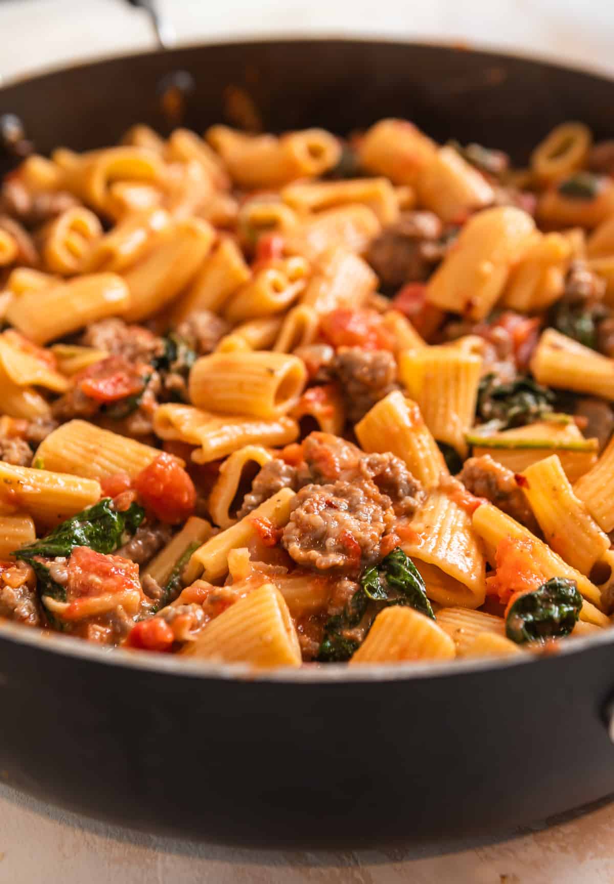 Simple Italian Sausage Pasta Recipe | Lemons & Zest