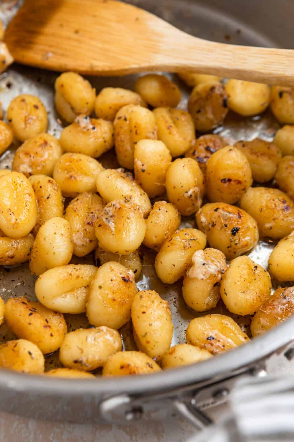 20 Minute Pan Fried Gnocchi | Lemons & Zest