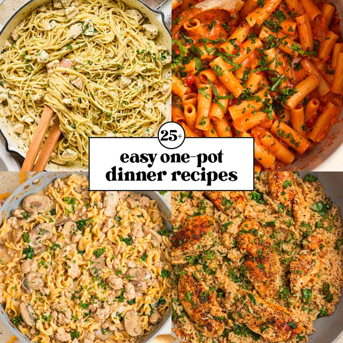 25+ Quick + Easy One-Pot Weeknight Dinner Recipes | Lemons & Zest