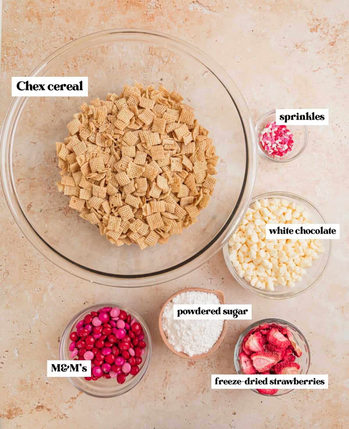 Strawberry Chex Mix | Lemons & Zest