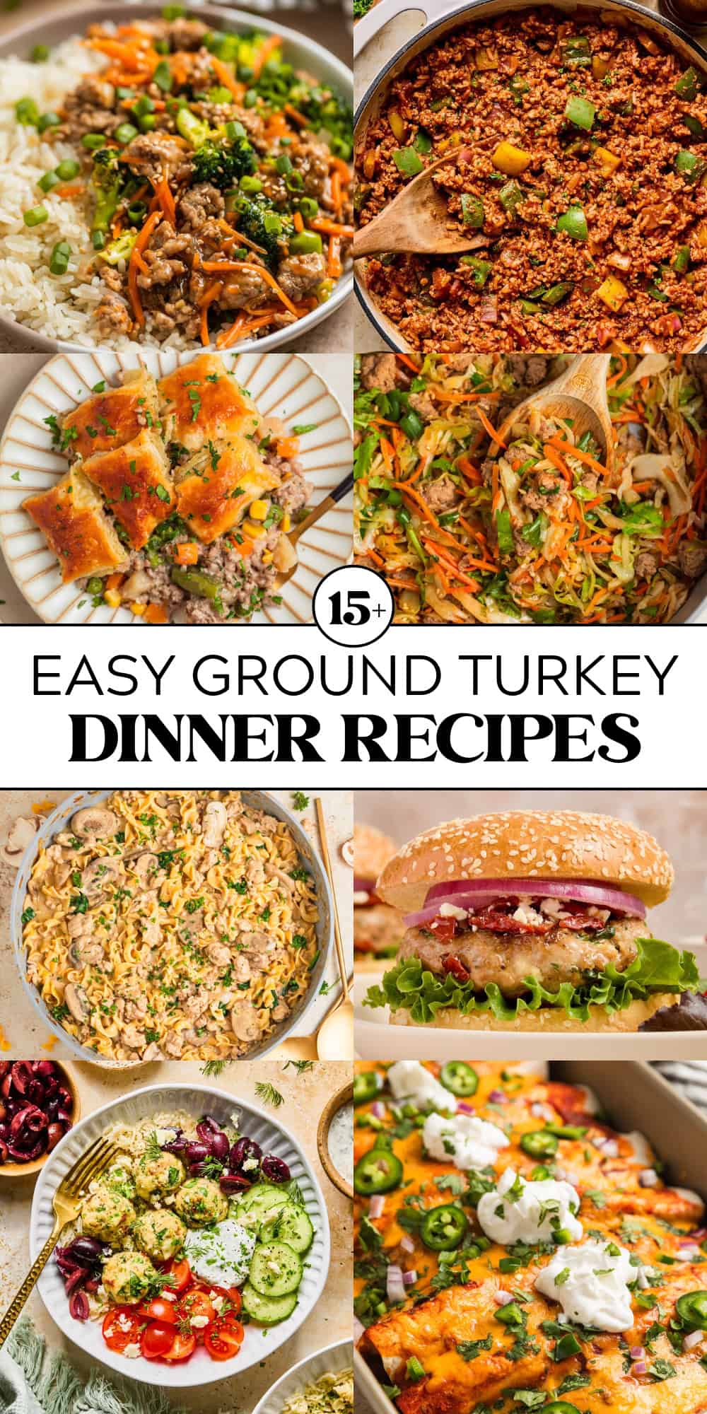 15+ Easy Ground Turkey Dinner Recipes | Lemons & Zest